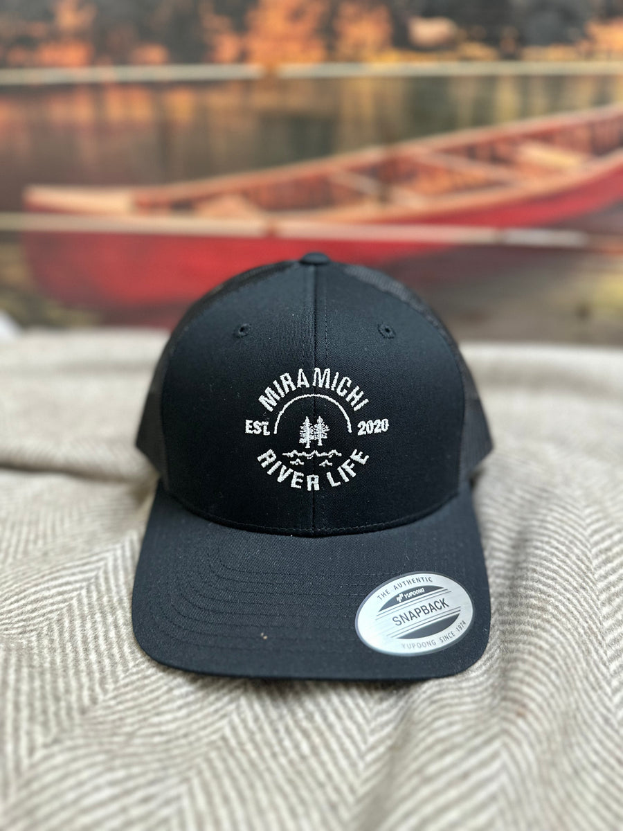 MRL Mesh Snap Back Hat - BLACK – Living Out Loud Gifts | Miramichi ...